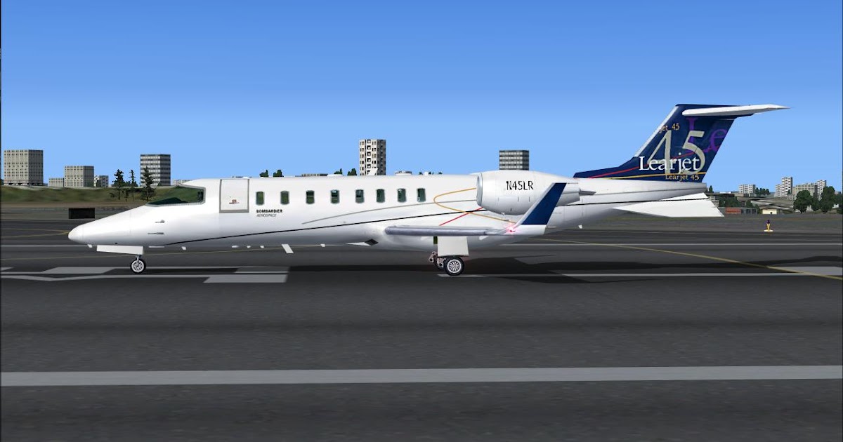 FS2004 - Learjet 45 default