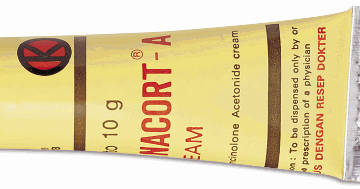 Dosis Obat: DOSIS OBAT KENACORT-A Krim (Triamcinolone Acetonide 0,1%)