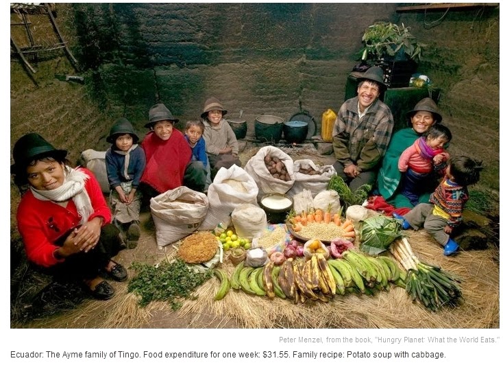 1 Artiste, 1 Jour: Bon appétit les amis ! Peter Menzel . Photographies ...