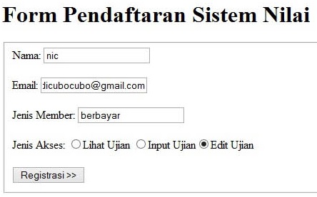 Contoh Java Web Program Servlet Membuat Form Registrasi - NIJEKOblog