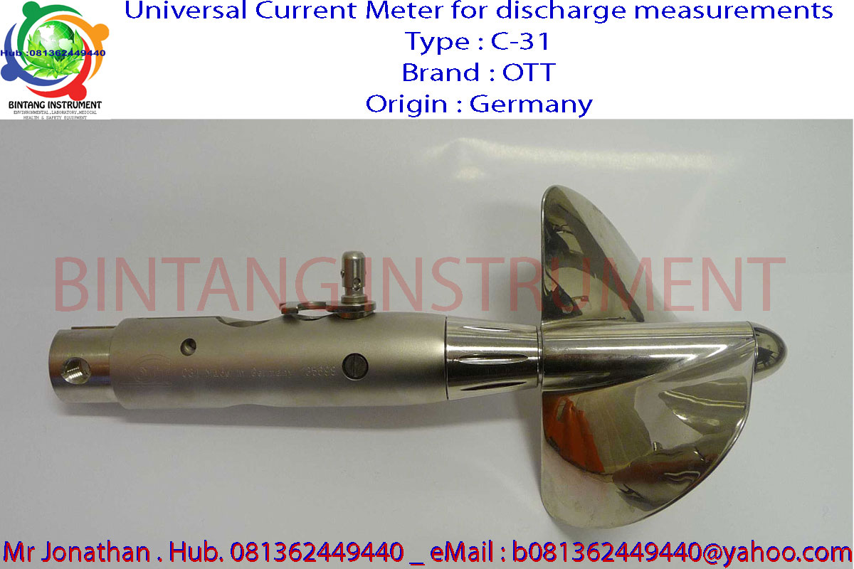 .: 081362449440 Jual OTT Hydromet - Model C31 - Universal Current Meter ...