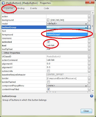 Knowledge Sharing: Membuat Radio Button menggunakan Java Swing