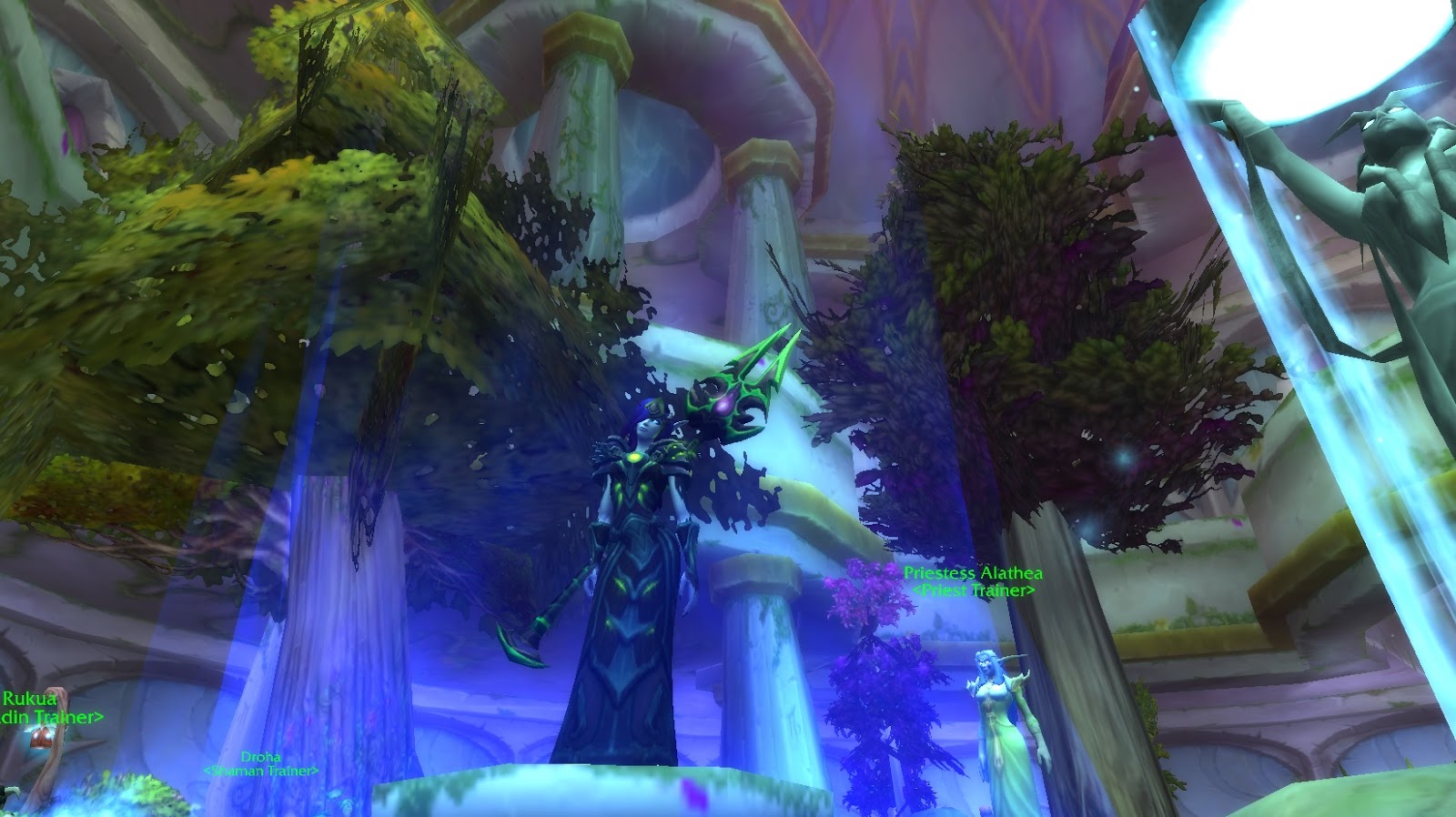 My First Void Elf - Fel Green Transmog