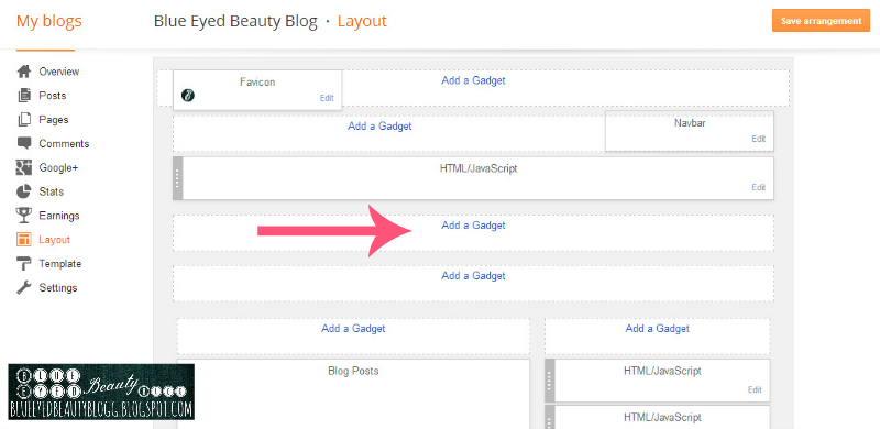 Blue Eyed Beauty Blog: Blogging Tips | DIY Custom Menu Bar