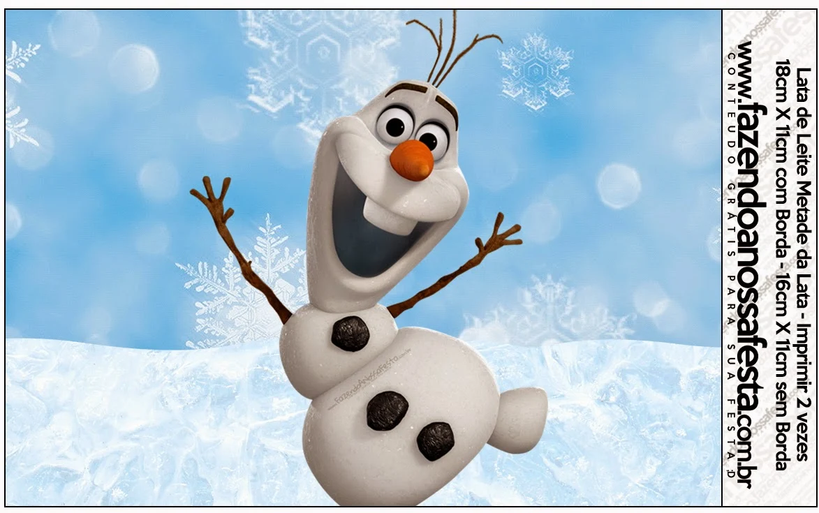 Olaf: Free Printable Candy Bar Labels. - Oh My Fiesta! in english