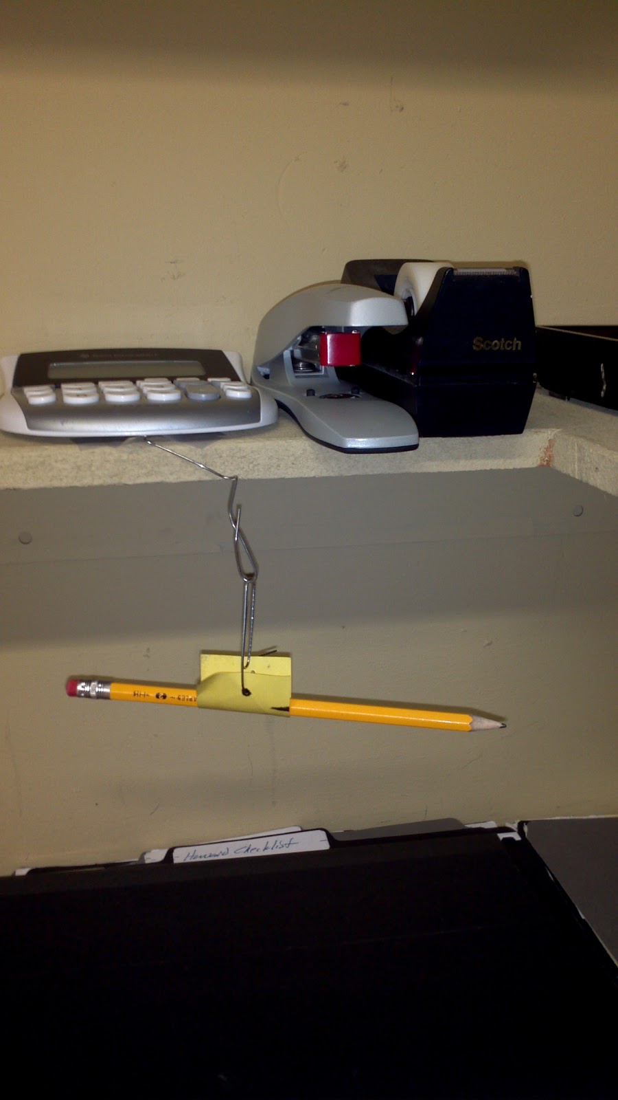 Have you ever seen a hanging pencil holder? Here you go – Evan Griffith ...