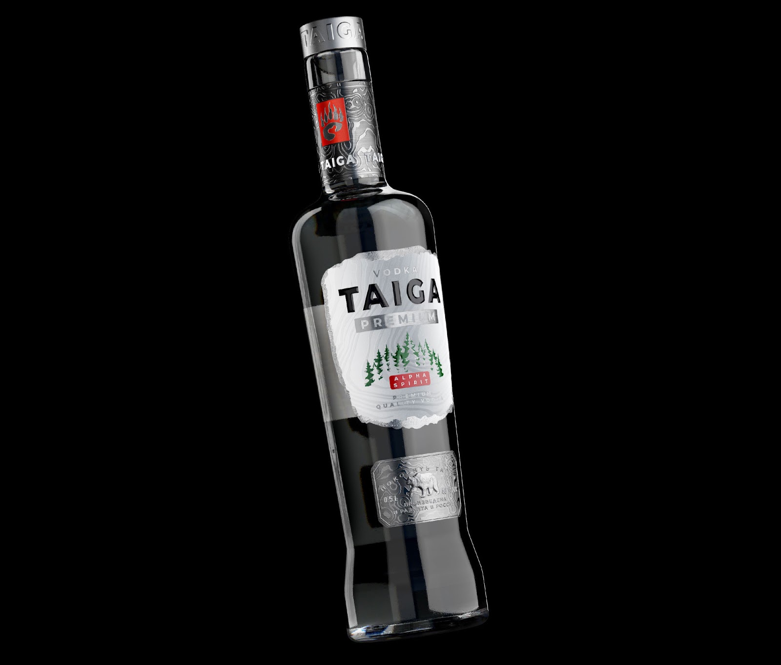 Vodka TAIGA – Packaging Of The World