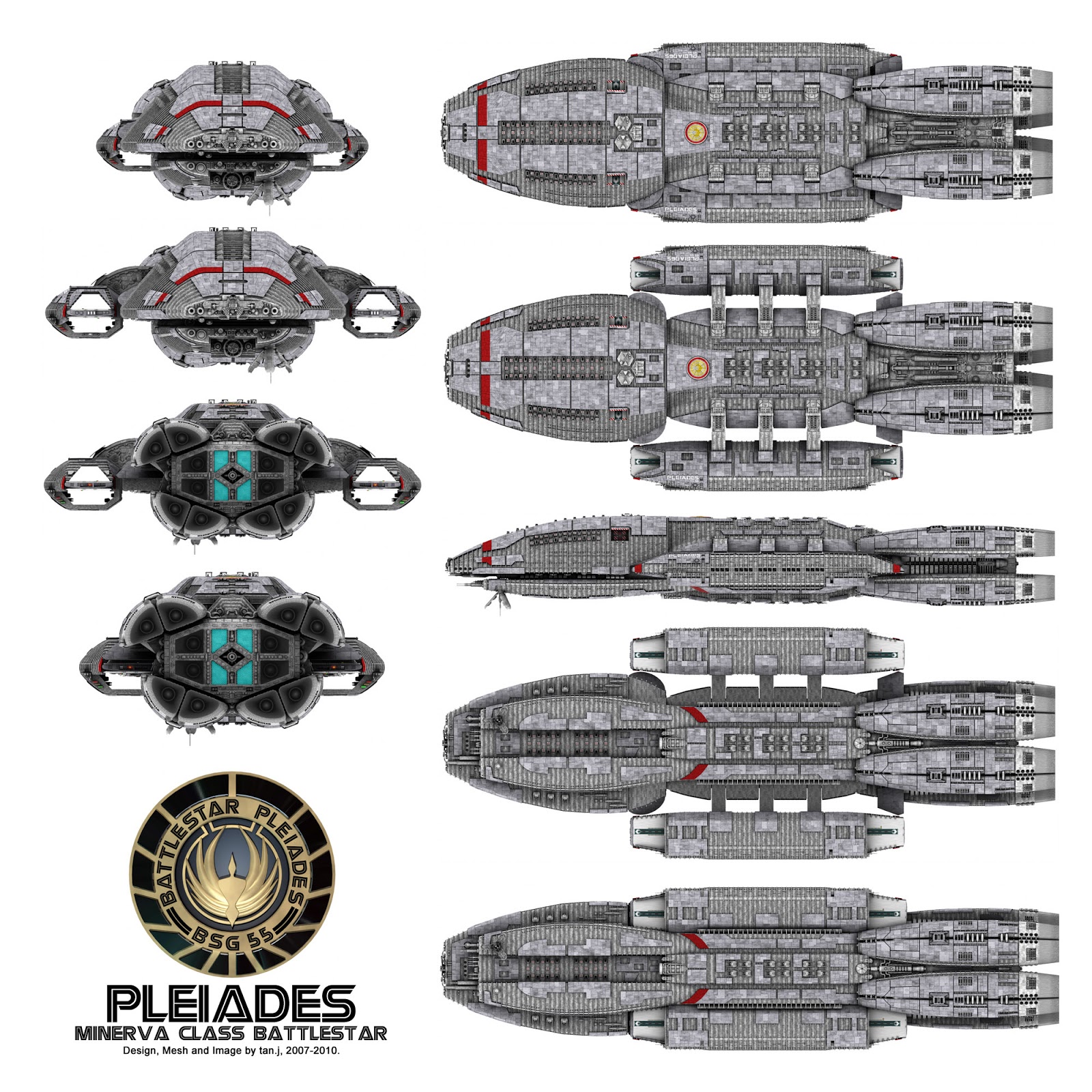 遺憾ですとも*: Minerva and Arvak Class Battlestars