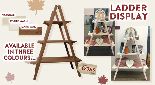 New Ladder Retail Display - WoodenboxUK