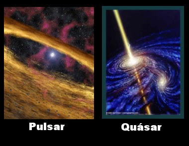 Pulsar: Diferencia entre Pulsar y Quásar