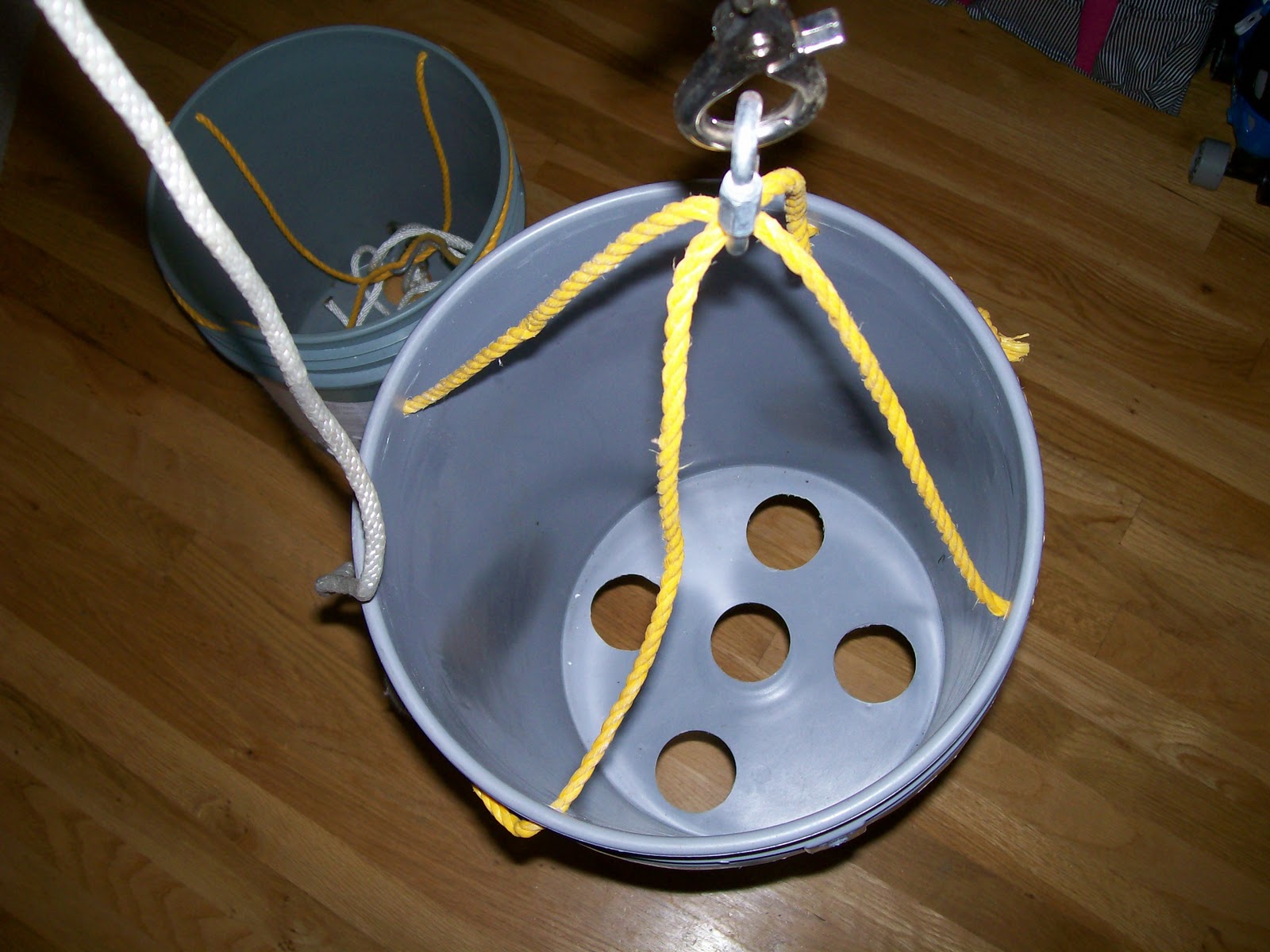 Homemade Kayak Chum Buckets