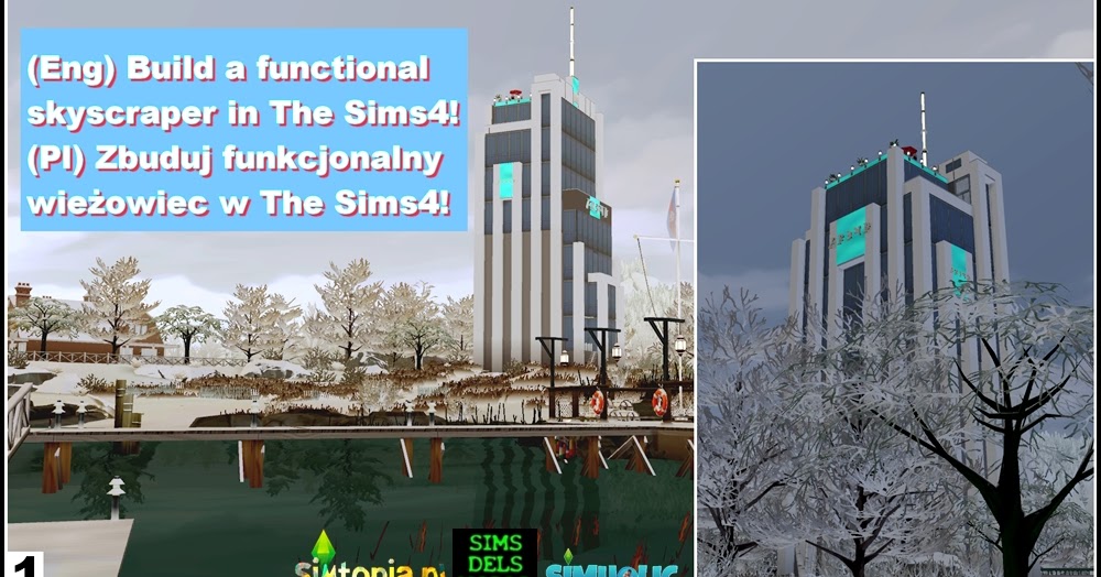 SimsDelsWorld: The Sims4 : Build functional skyscraper! / Zbuduj własny ...