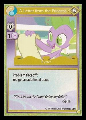 MLP A Letter From The Princess CCG Cards | MLP Merch