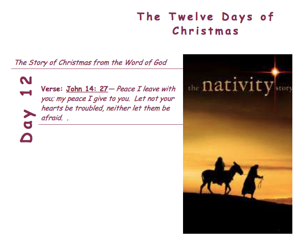 16-9: Day 12 of the 12 Days Until Christmas