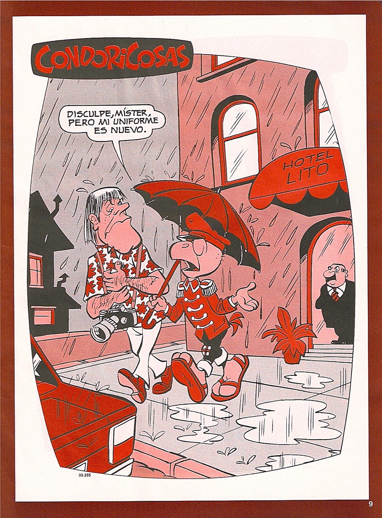 Condorito Aventurero: PRIMERA SECCION DE CONDORICOSAS