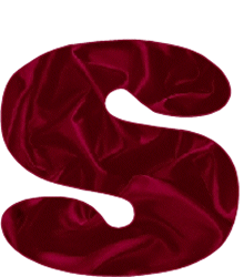 Alfabeto en tafetán rojo. - Oh my Alfabetos!