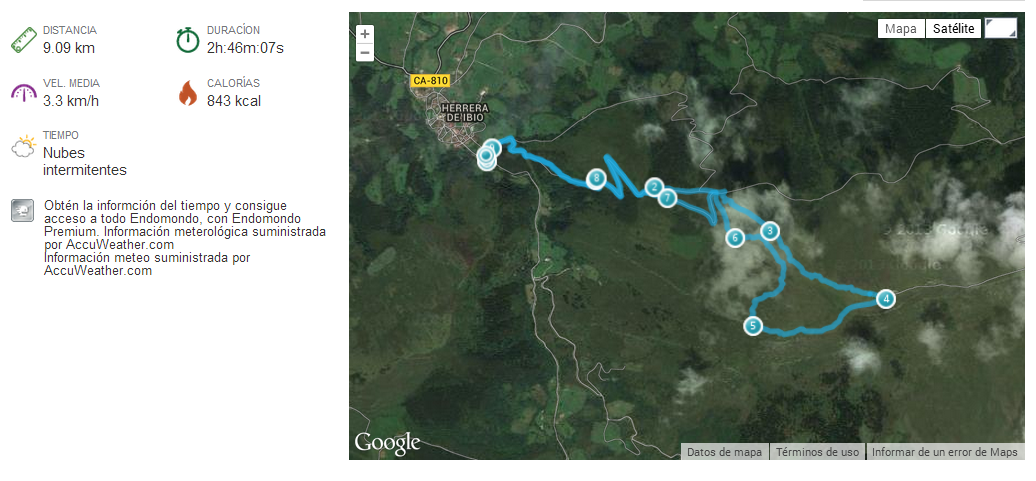 Senderos, montañas y otros entornos: Monte Ibio desde Herrera de Ibio