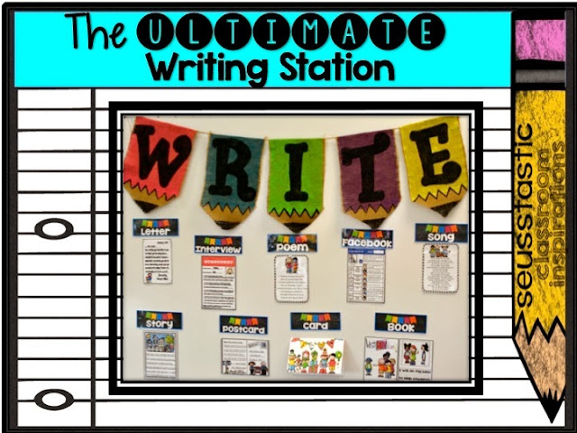 Seusstastic Classroom Inspirations: New Writing Station~In Action!