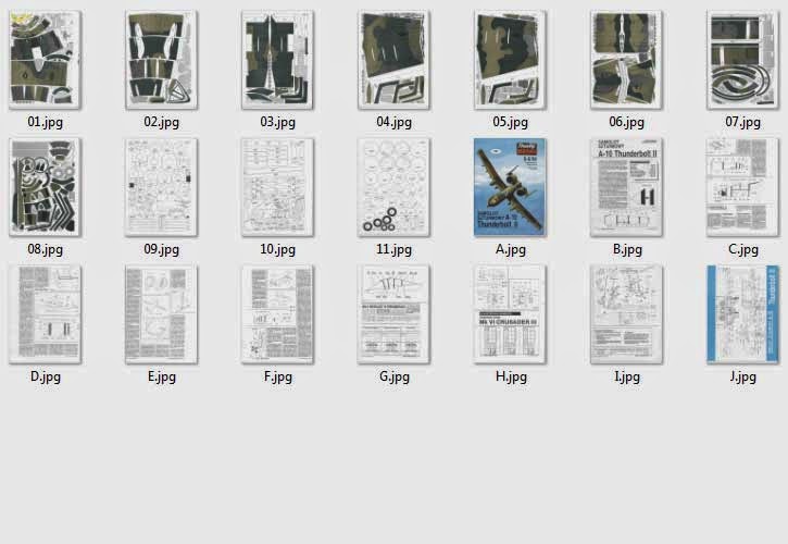 Downlaod Papercraft: SAMOLOT SZTURMOWY A-10 Thunderbolt II