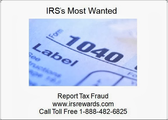 IRS's Most Wanted - Report Tax Fraud