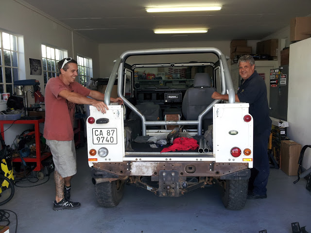 Land Rover Defender 90 Build Up: Sending in the roll cage to be fitted