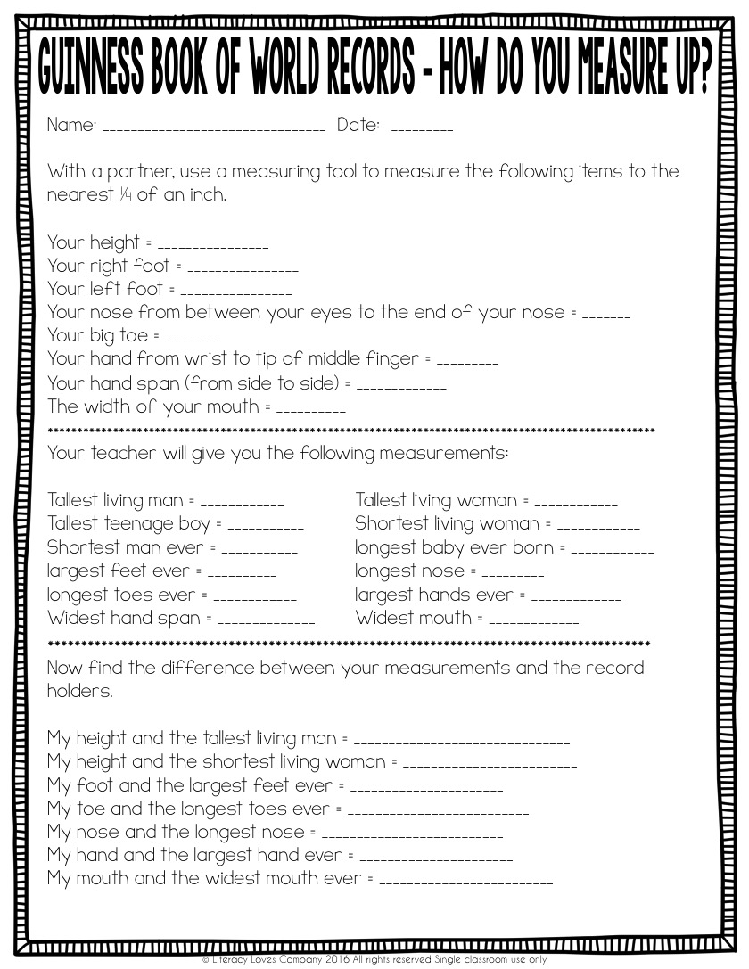 Literacy Loves Company: Grab 'Em with Guinness World Records