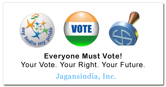 Jagansnews: Everyone Must Vote - Your Vote Your Future!