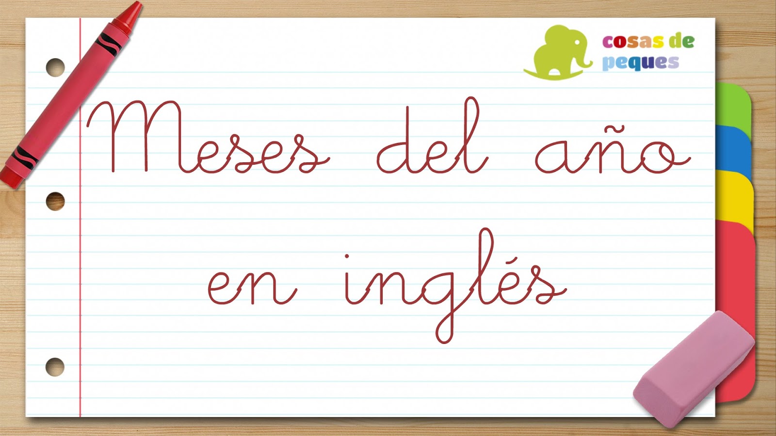 Los meses en inglés