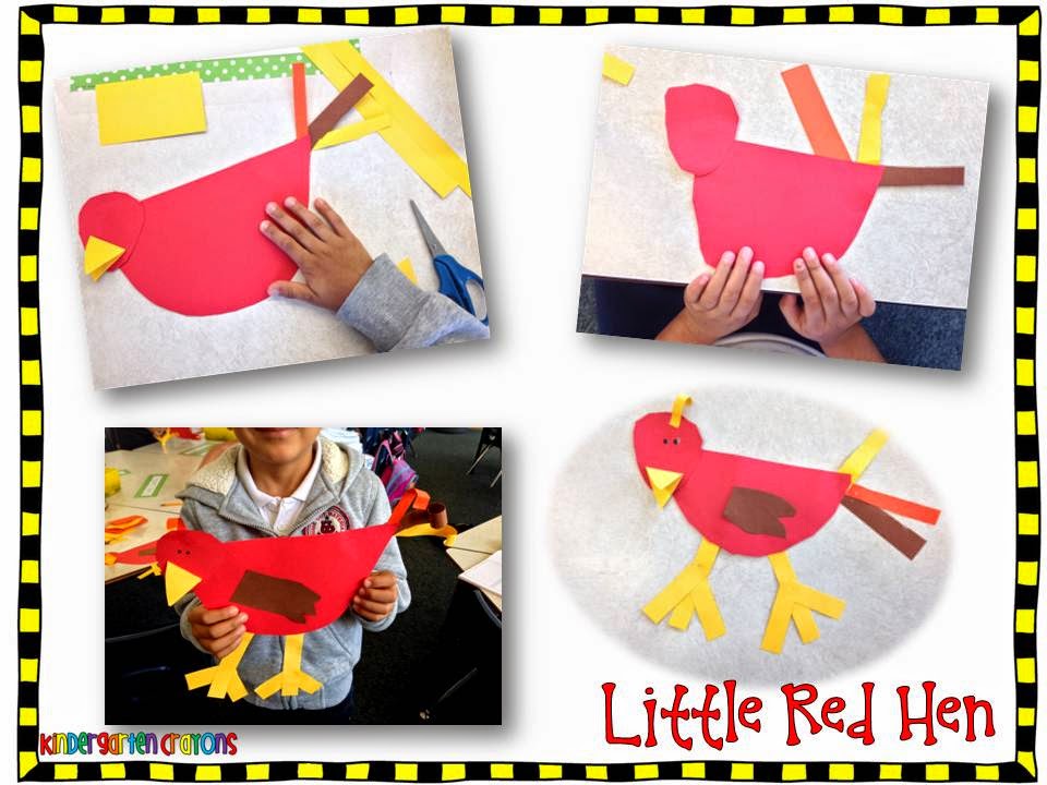 Kindergarten Crayons: Little Red Hens In Kindergarten