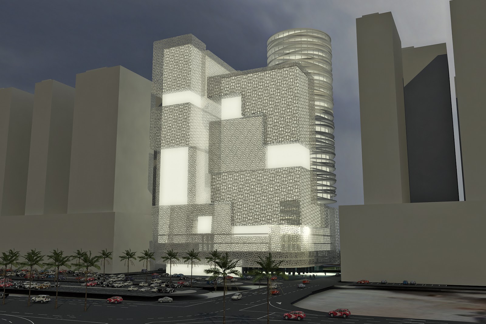 EDUARDO FERNANDEZ ARQUITECTO: CONCURSO EDIFICIO DE USOS MULTIPLES.