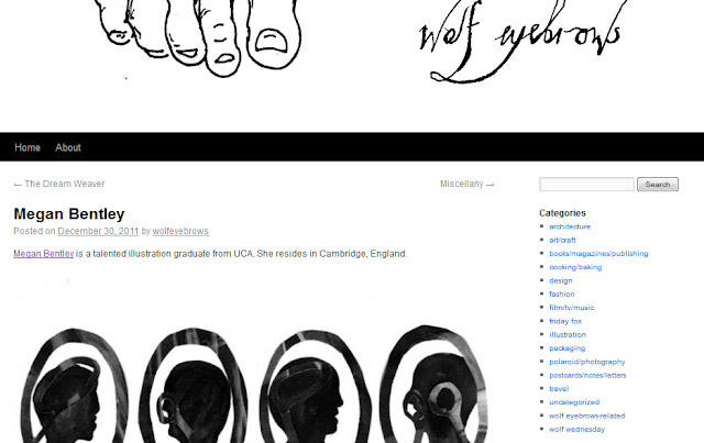 Wolf Eyebrows - Megan Bentley Illustration