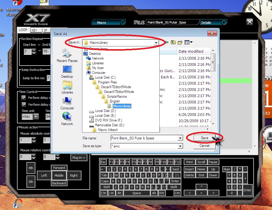 CARA SETTING MOUSE MACRO X7 A4TECH UNTUK GAME POINT BLANK - anaufalm Blog