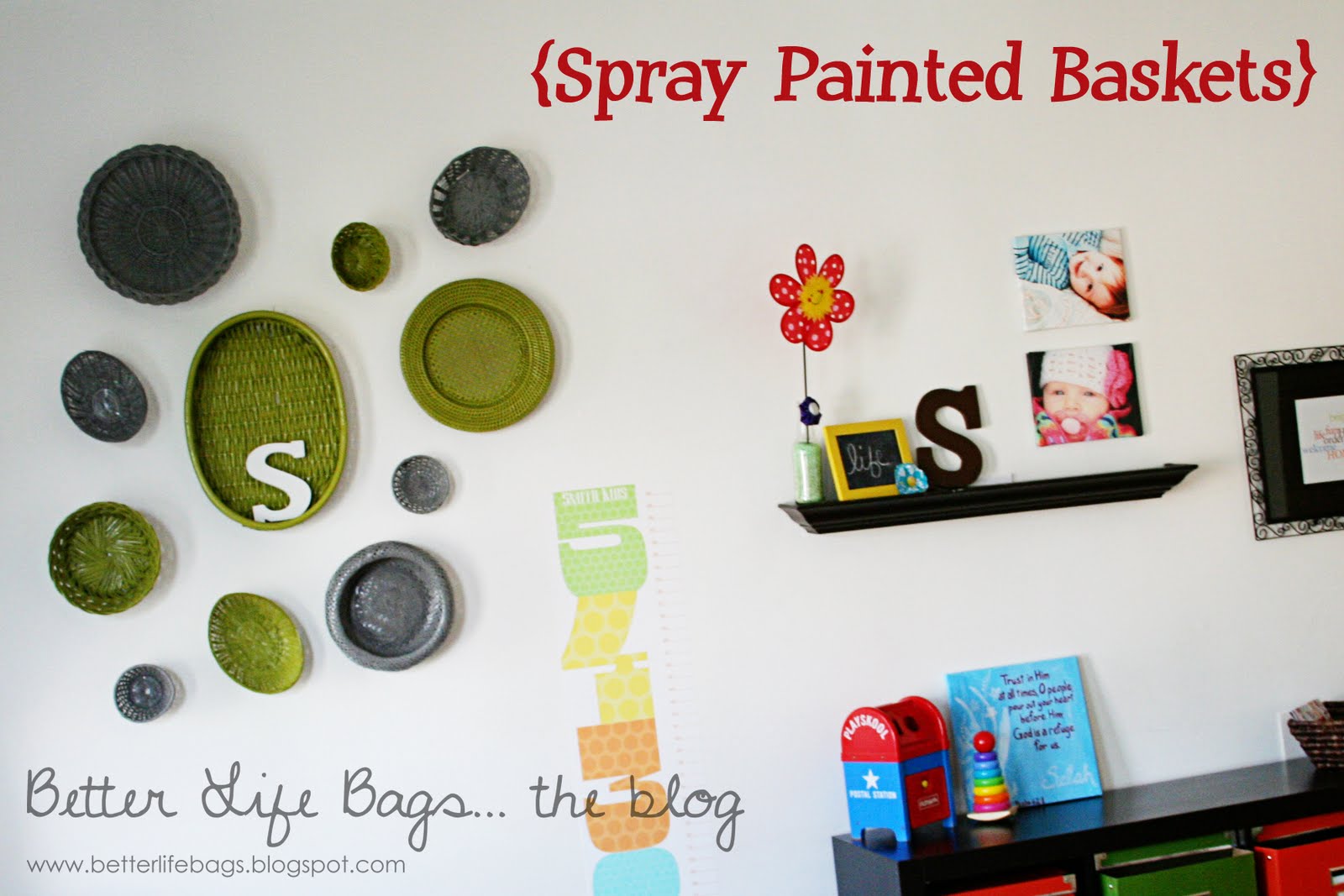 Better Life Blog: Basket Design {Painted Baskets with Kryon Dual Spray ...