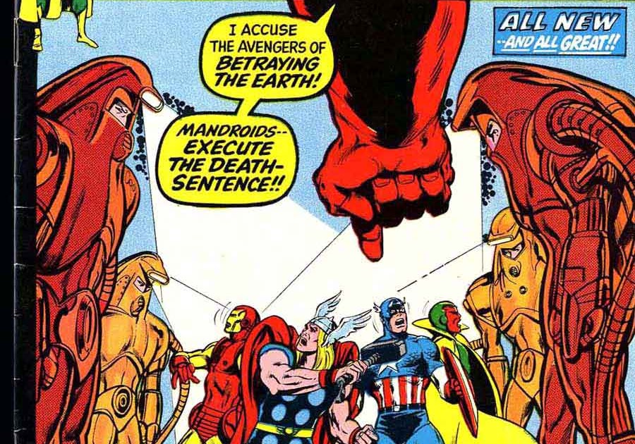 Avengers #94 - Neal Adams art & cover - Pencil Ink