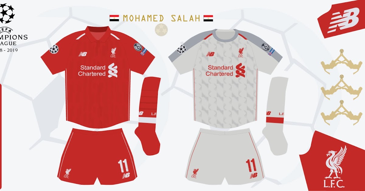 Design Futbol Kits: Liverpool 2018 - 2019 (Champions League)