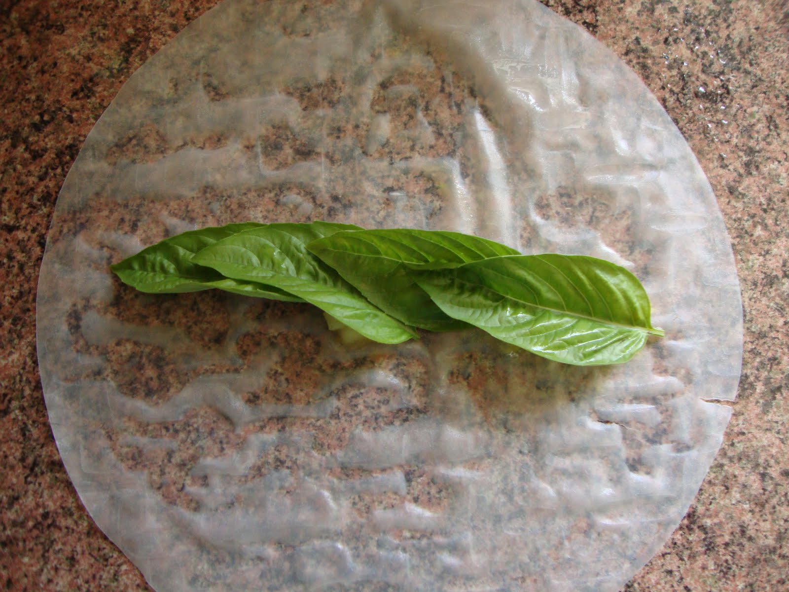 a poet's kitchen: Thai Basil Rolls with Sweet and Spicy Sauce