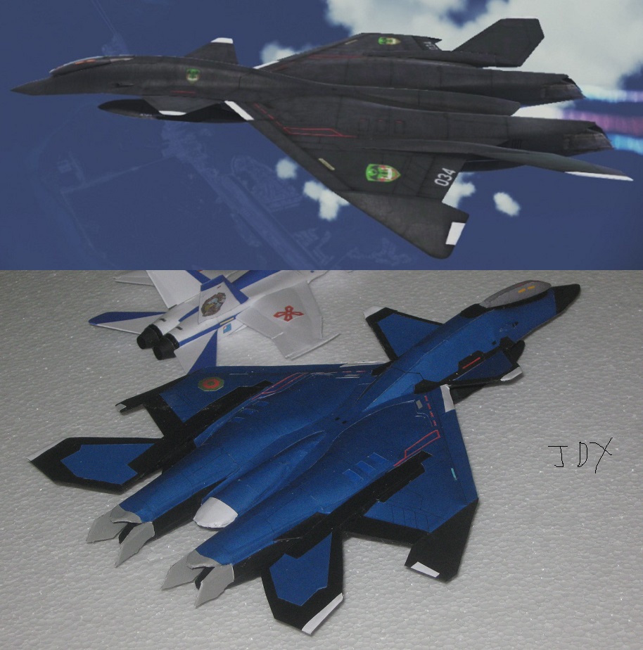 Ace Combat Model - Drawings: XFA-33 Fenrir