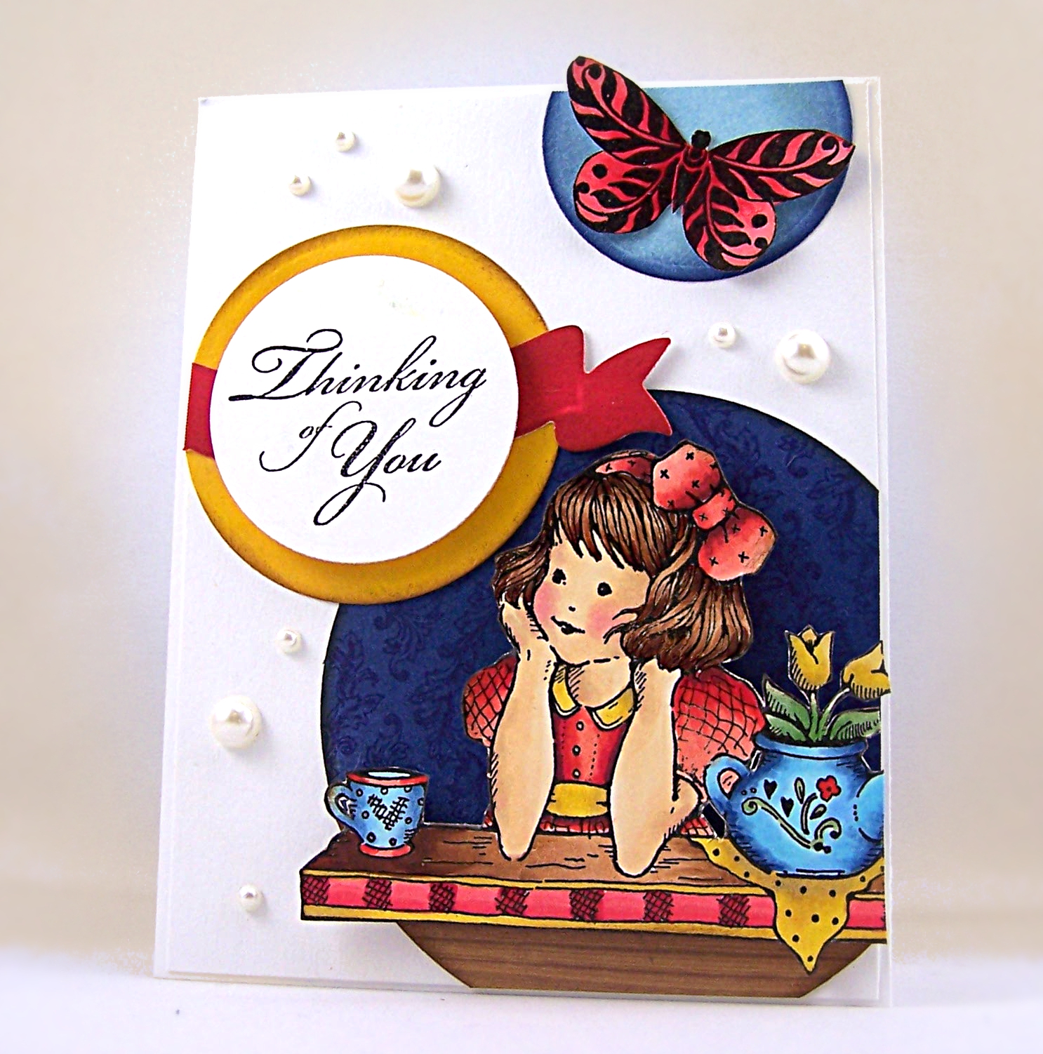 Inspired by...: Same Stamp Collabo with Dina- Day 2