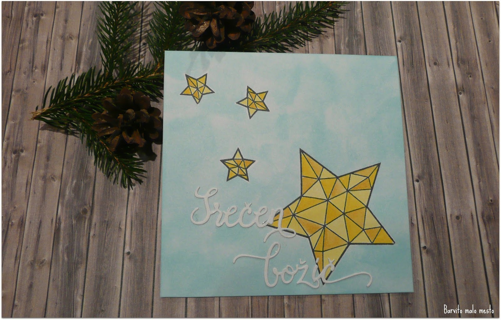 Barvito malo mesto: Na nebu