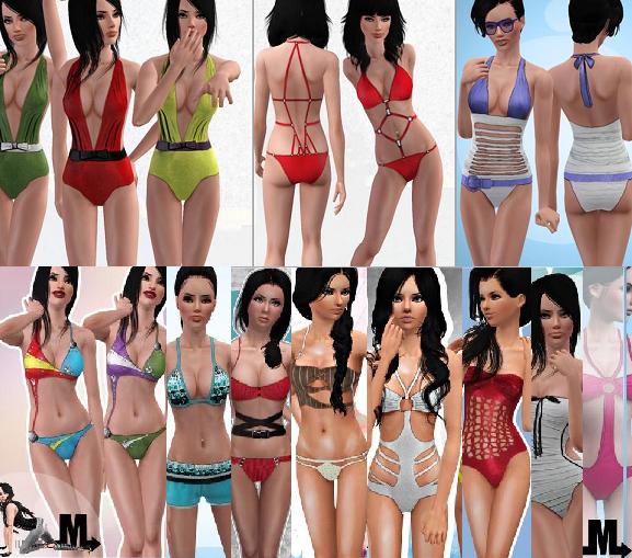 Bad CC In The Sims 3 Sims 3 Awesome Custom Swimwear Bad CC In The Sims 3 Sims 3 Awesome Custom Swimwear
