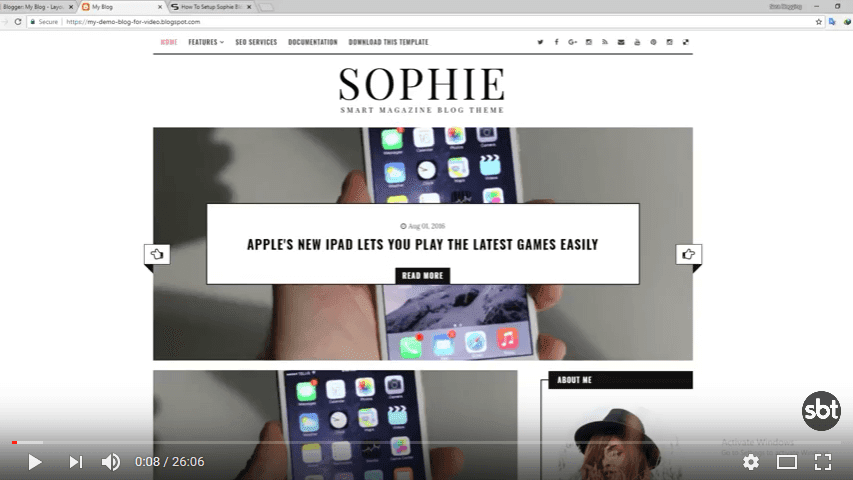 How To Setup Sophie Blogger Template [Way2Themes] - Sora Blogging Tips