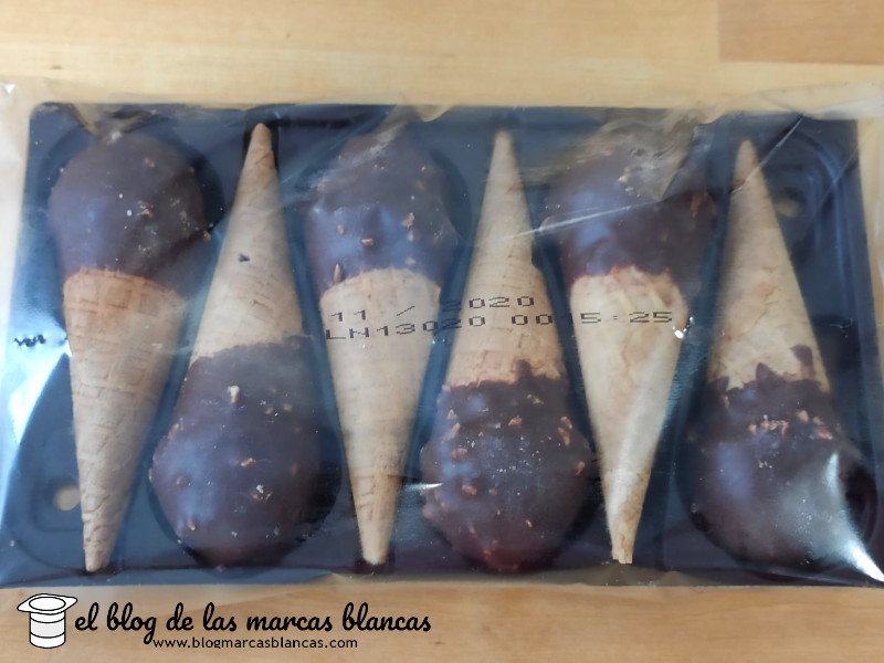 Helados mini conos de nata HACENDADO (Mercadona) el blog de las marcas ...