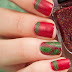 Pine Tree Nail Art - May contain traces of polish