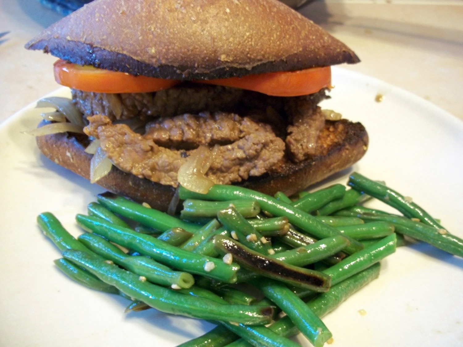 The Sporadic Cook: Cube Steak Sandwich and Flip Flop Wines