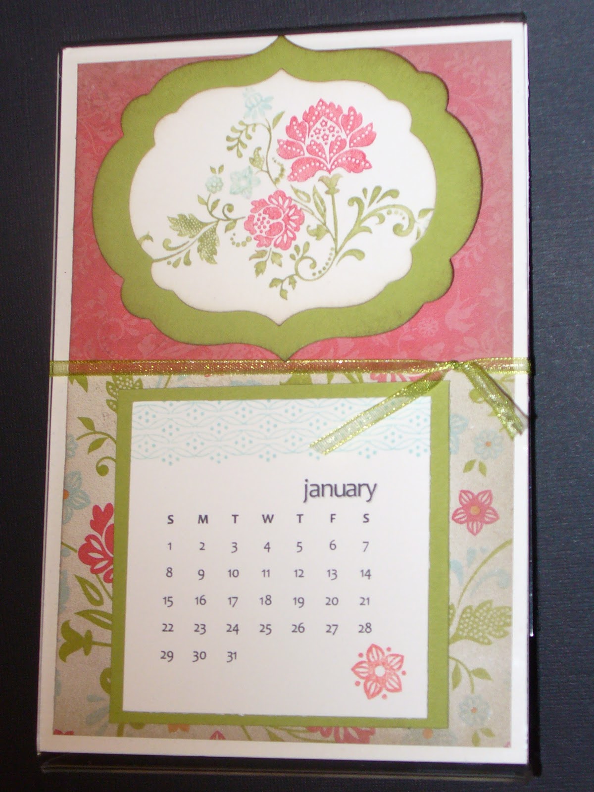 Creations by Chris: Picture Frame Calendar
