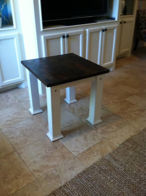 Prudently Painted Vintage: A happy ending for a sad little table