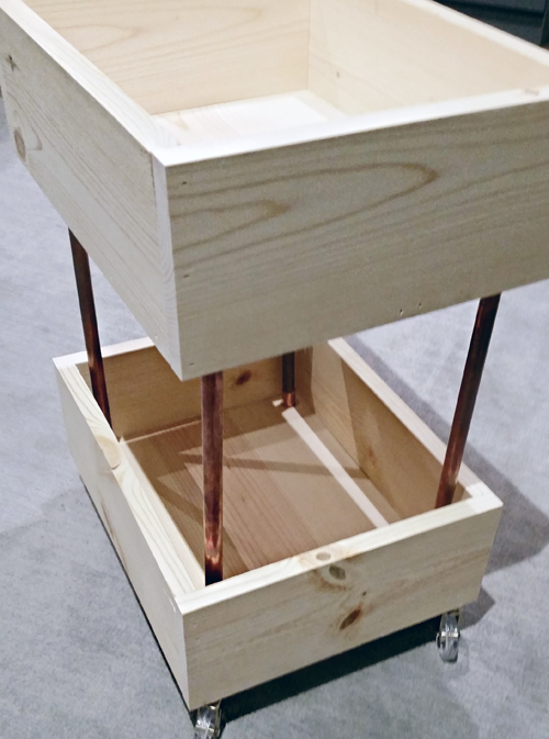 IHeart Organizing: DIY Rolling Storage Cart