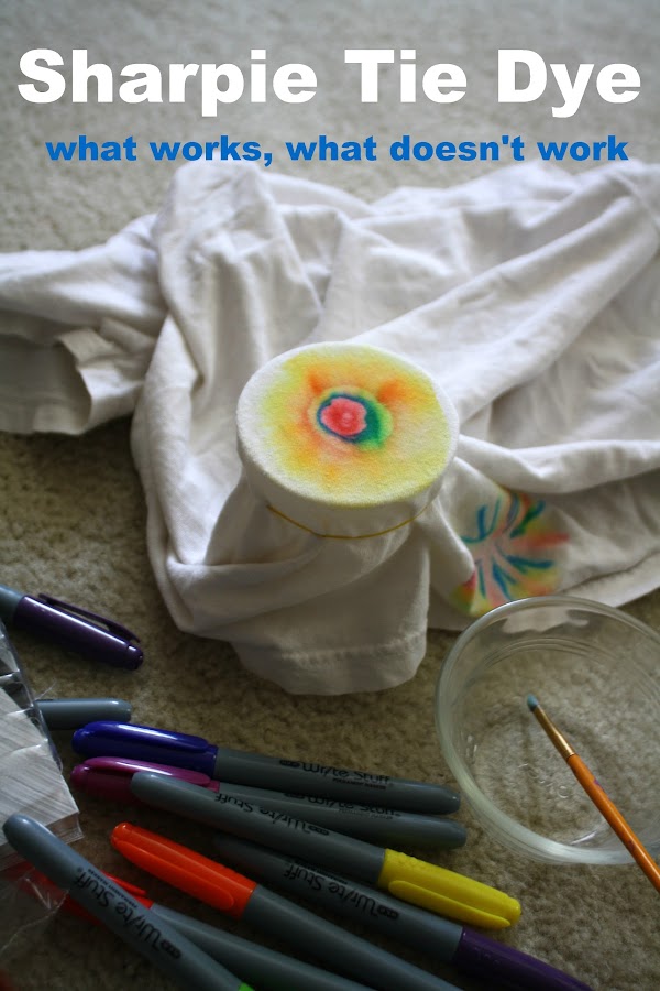 Having Fun at Home: Sharpie Tie Dye Method: 10 Tips