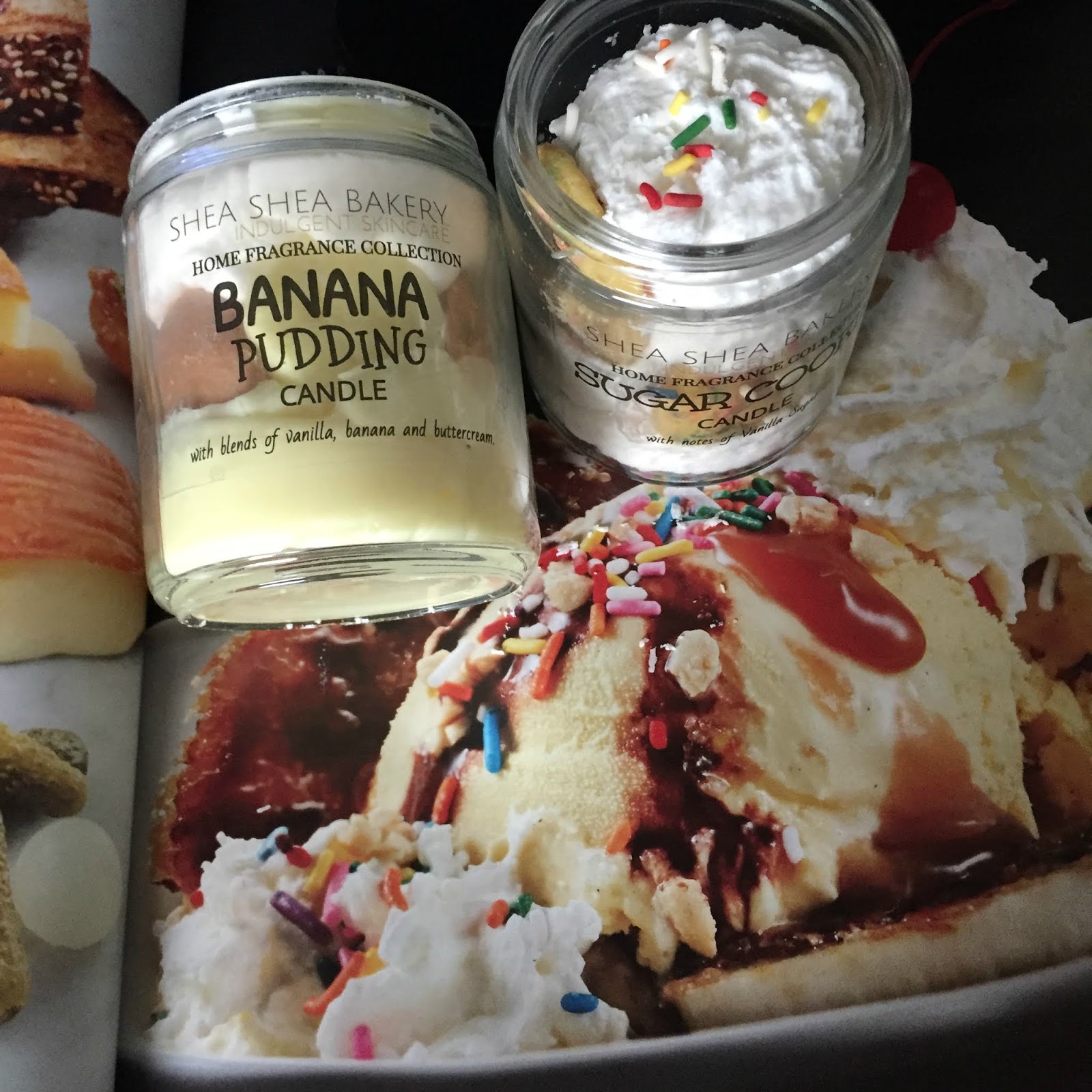 Shea Shea Bakery: Banana Pudding & Sugar Cookie Candle | A Very Sweet Blog