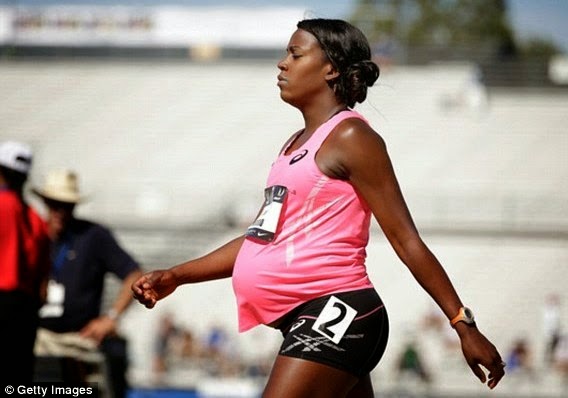 See Photos of the 8month Pregnant Olympian who ran 800m Race - BIGTIMI ...